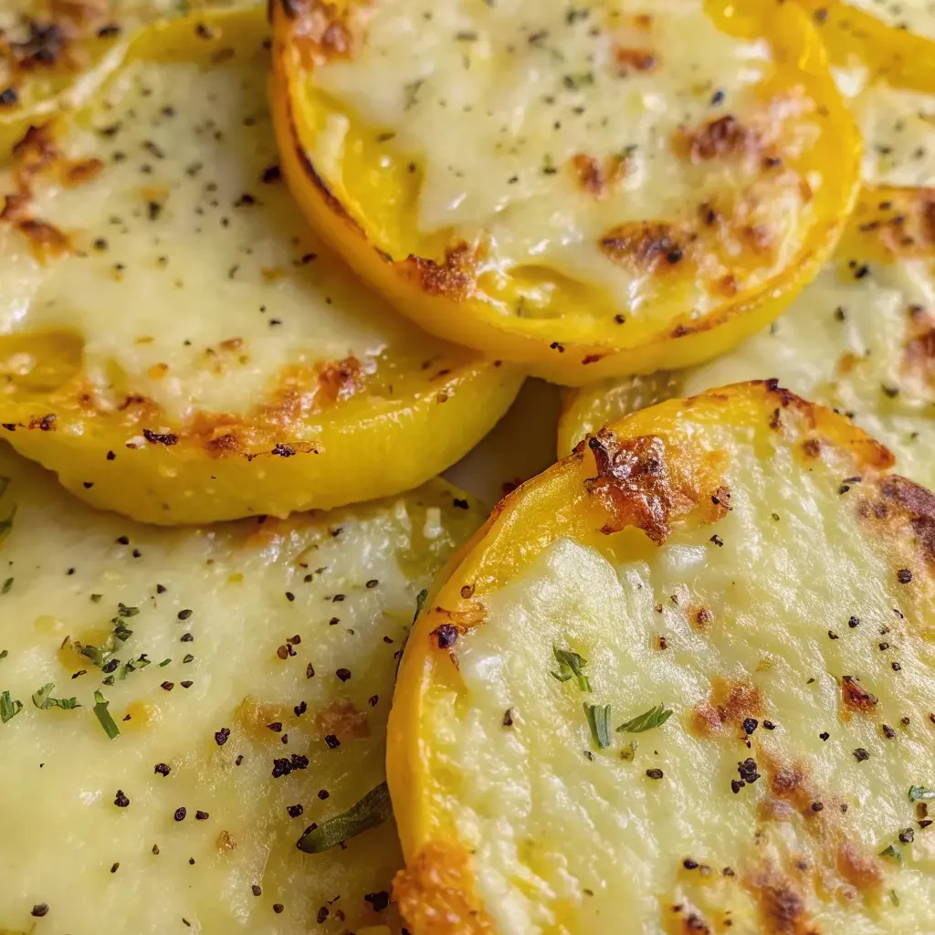 Crispy Parmesan Yellow Squash (Baked or Air-Fried