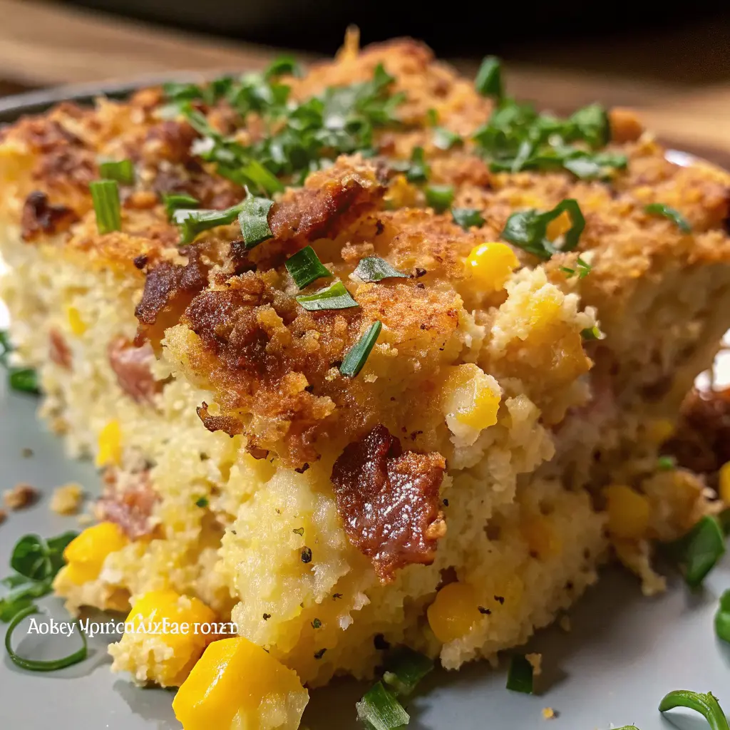 Loaded Cornbread Casserole