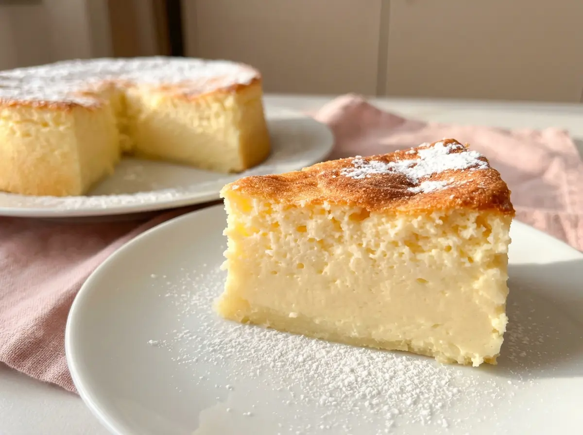 Vanilla Magic Custard Cake